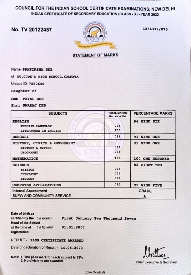Loreto College Application Form For Admission 2023-2024